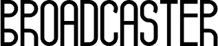 Broadcaster Elegant Regular font