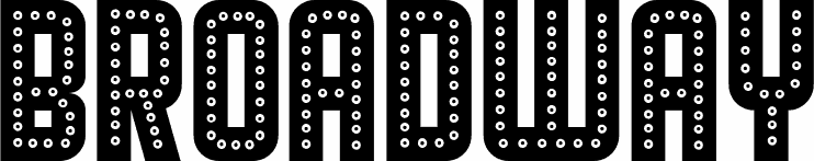 Broadway Regular 字体 | Fonts2u.com