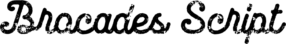 BrocadesScript-Demo font
