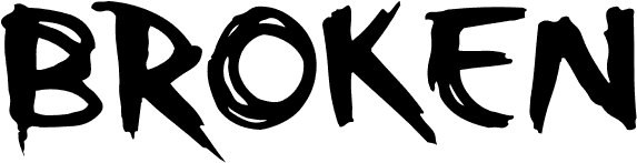 Broken font