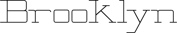 Brooklyn font