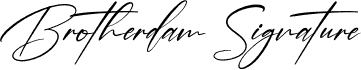Brotherdam Signature font | Fonts2u.com