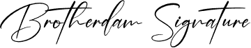 Brotherdam Signature Italic font | Fonts2u.com