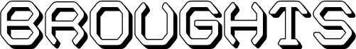 Broughts Regular font | Fonts2u.com