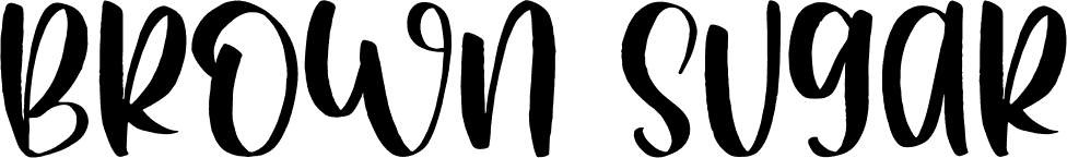 Brown Sugar fonte