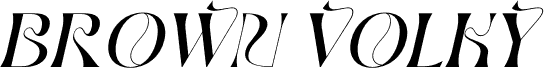 BROWN VOLKY font | Fonts2u.com