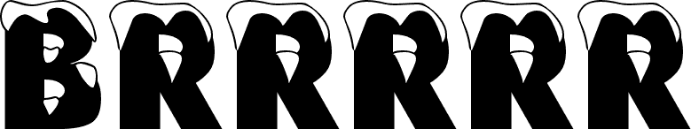 Brrrrr Regular font | Fonts2u.com