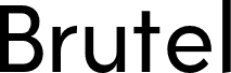 Brutel Bold font