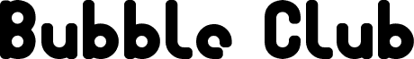 Bubble Club font | Fonts2u.com