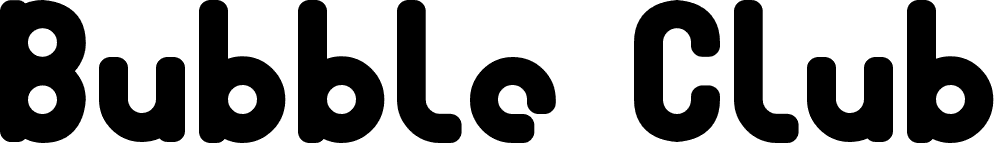 Bubble Club Bold font
