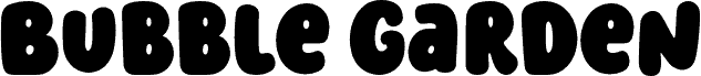 Bubble Garden 字体 | Fonts2u.com
