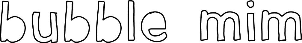 bubble mim font | Fonts2u.com