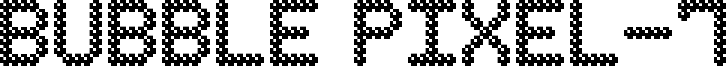 Bubble Pixel-7 Hatch font | Fonts2u.com