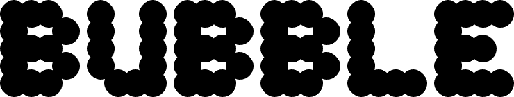 Bubble Regular font | Fonts2u.com
