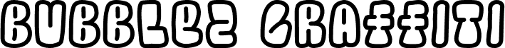 Bubblez Graffiti Italic font | Fonts2u.com