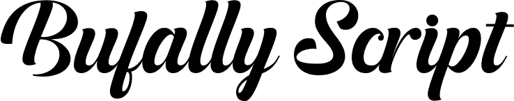 BufallyScript font