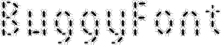 BuggyFont font | Fonts2u.com