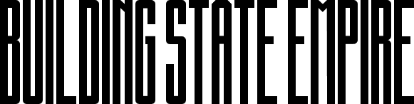 Building State Empire font | Fonts2u.com