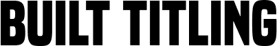 BuiltTitlingRg-Regular font