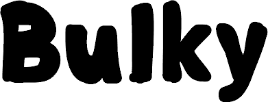 bulky font | Fonts2u.com