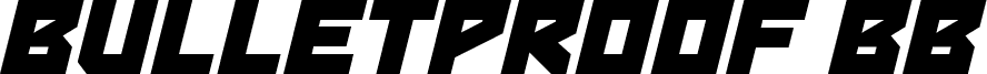 Bulletproof BB font | Fonts2u.com