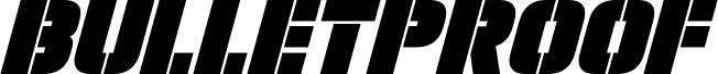 Bulletproof font | Fonts2u.com