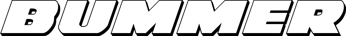 Bummer 3D Italic fuente | Fonts2u.com