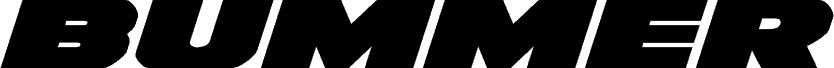 Bummer 3D font