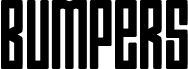 Bumpers 02 Regular font | Fonts2u.com