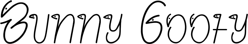 Bunny Goofy Demo font