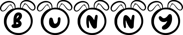 Bunny font