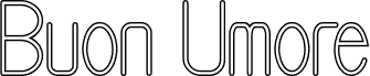 Buon Umore font