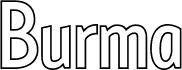 Burma Rough Regular 2 font