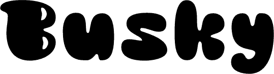 Busky Blur Demo Regular font | Fonts2u.com