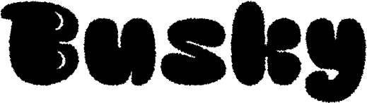 Busky Rough Demo Regular font | Fonts2u.com