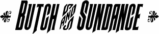 Butch & Sundance Regular font