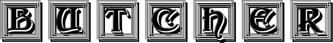 Butcher Regular font | Fonts2u.com