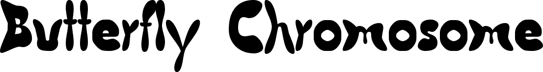 Butterfly Chromosome font | Fonts2u.com