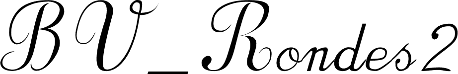 BV_Rondes2 ital font | Fonts2u.com