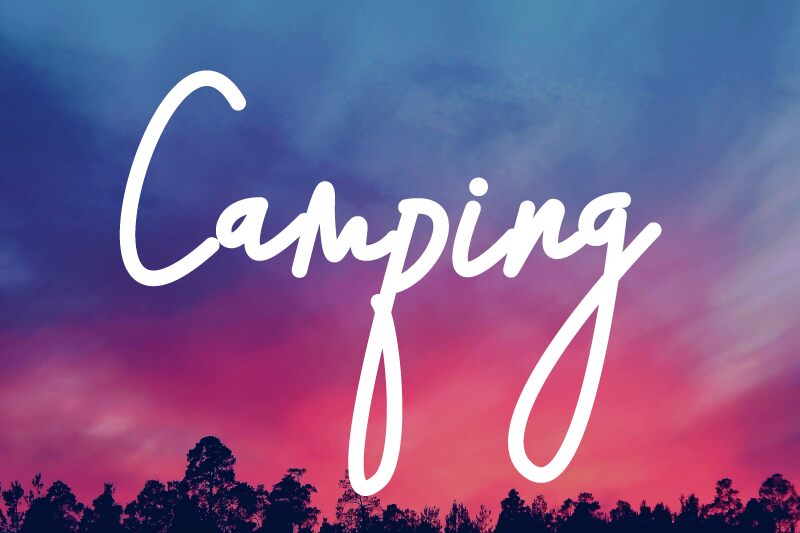 Camping font | Fonts2u.com
