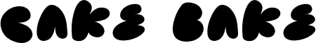Cake Bake Outline Demo font | Fonts2u.com