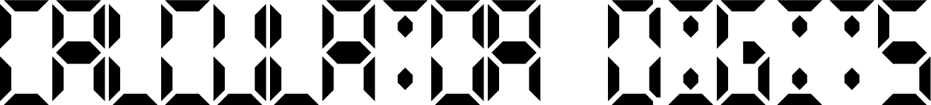 Calculator Digits Regular font | Fonts2u.com