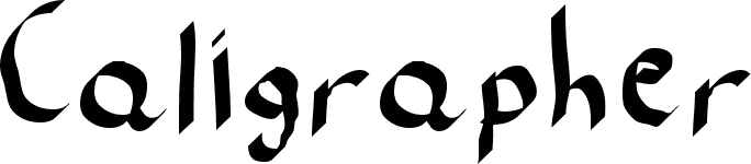 Caligrapher font | Fonts2u.com