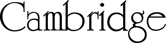 Cambridge Medium font