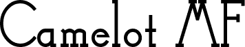 Camelot MF font | Fonts2u.com