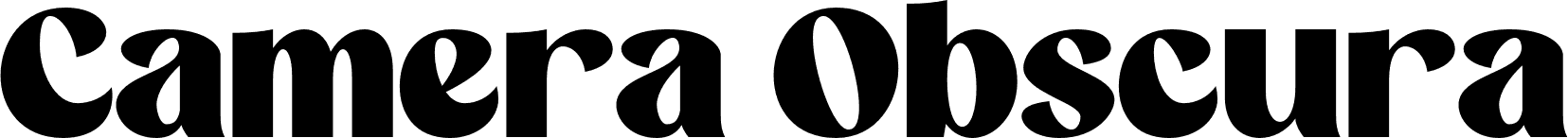 Camera Obscura Font