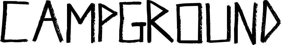 Campground-Regular font