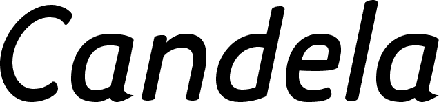Candela-Bold-Italic font