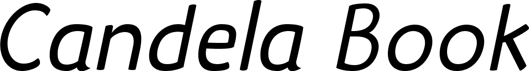 Candela-Book-Italic font | Fonts2u.com