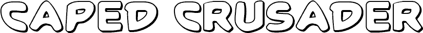 Caped Crusader font